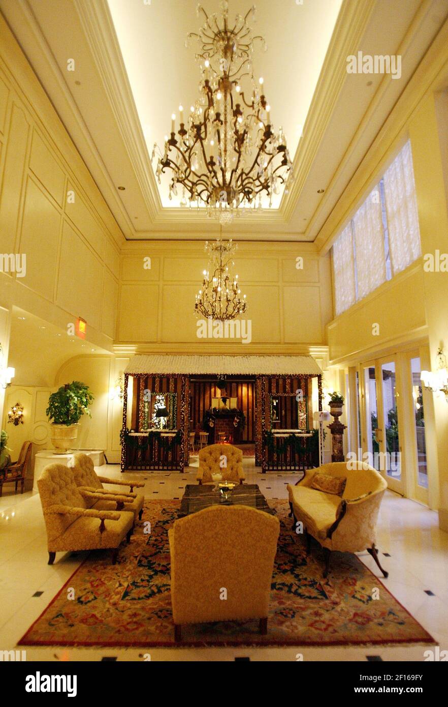 A view inside the Ritz-Carlton hotel is shown, January 4, 2007, in New ...