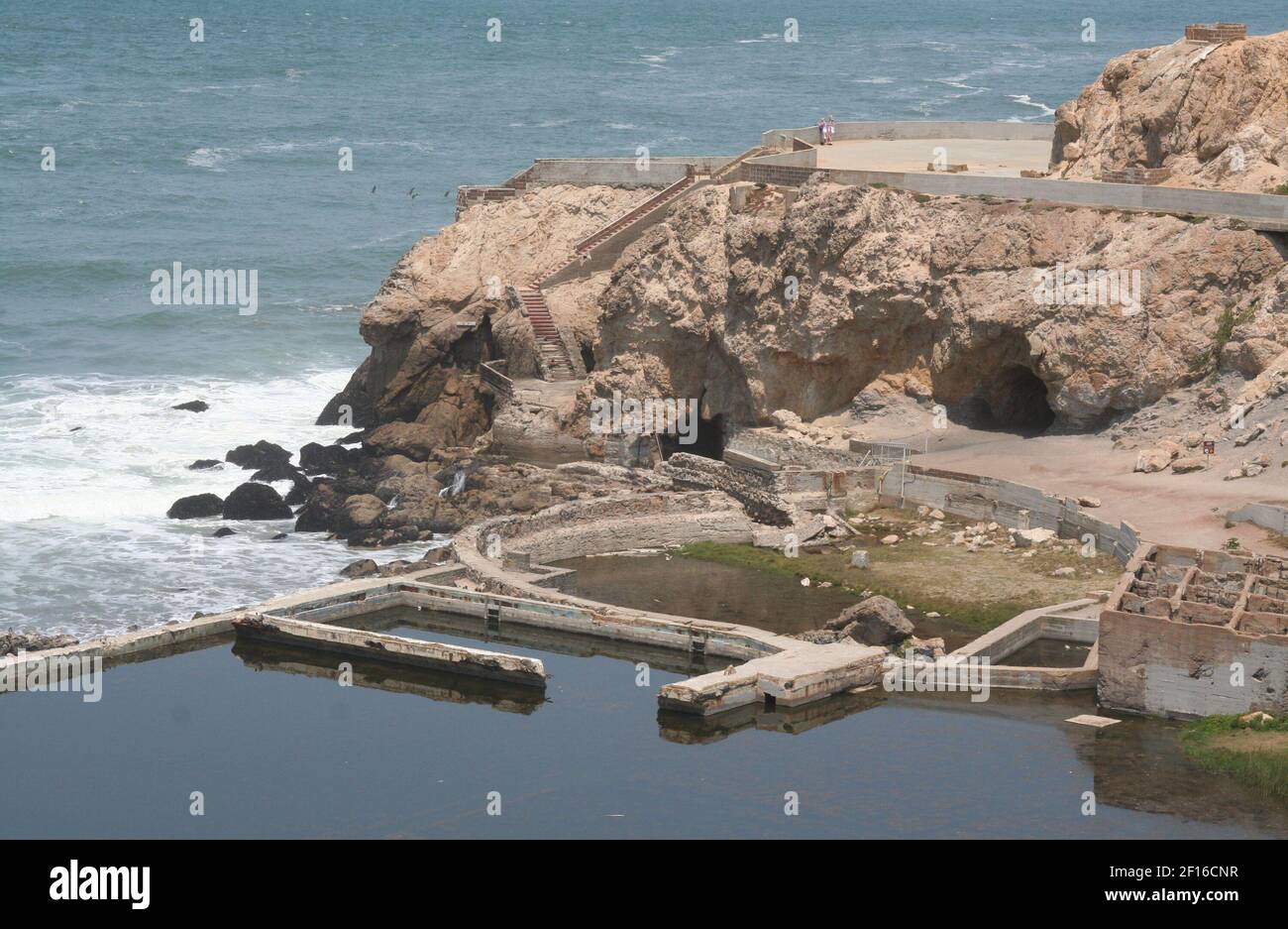 All that's left of the Sutro Baths, formerly the largest indoor ...