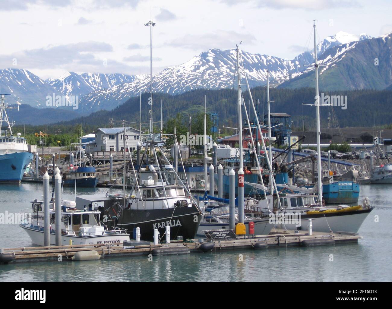 Boats crowd a harbor in Seward, Alaska. (Photo by Ann Tatko-Peterson ...
