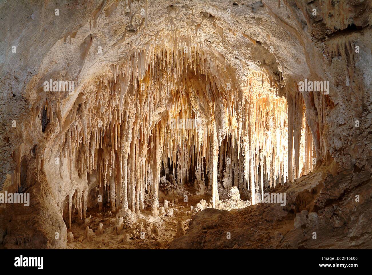 In New Mexico's Carlsbad Caverns, early explorers named many of the ...