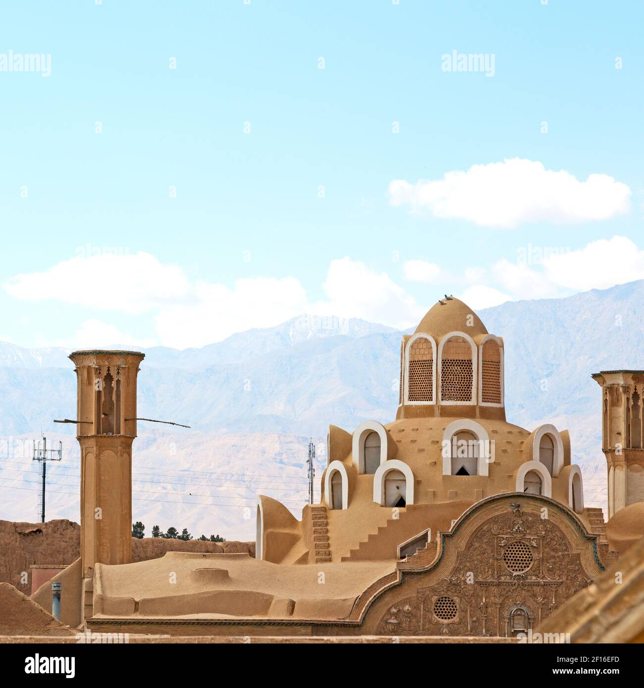 In iran the old building roof Stock Photo - Alamy