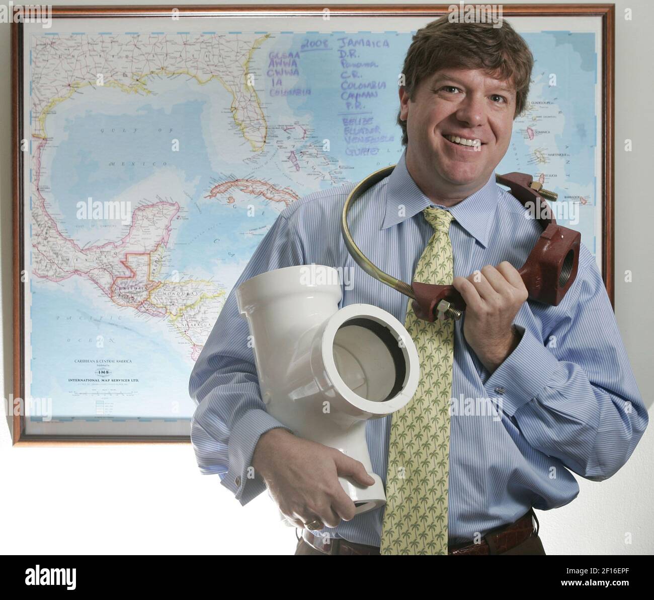 Christopher Fulton, president of Caricap, poses for portrait at his ...