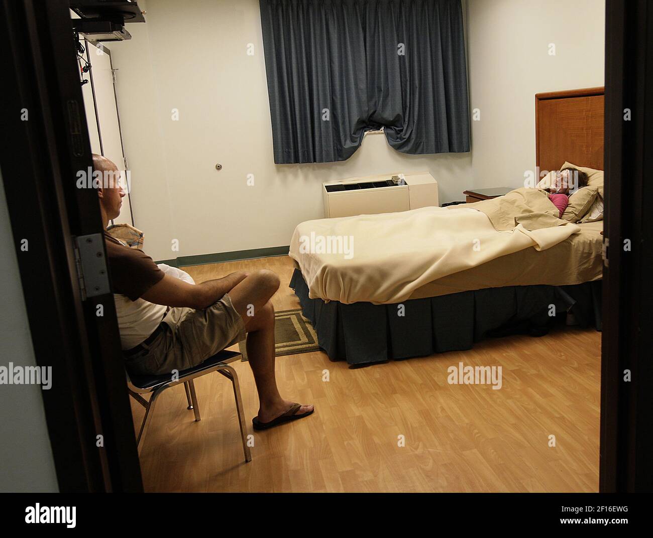 Sensors monitor Stacia Smith of Aventura, who suffers from narcolepsy ...