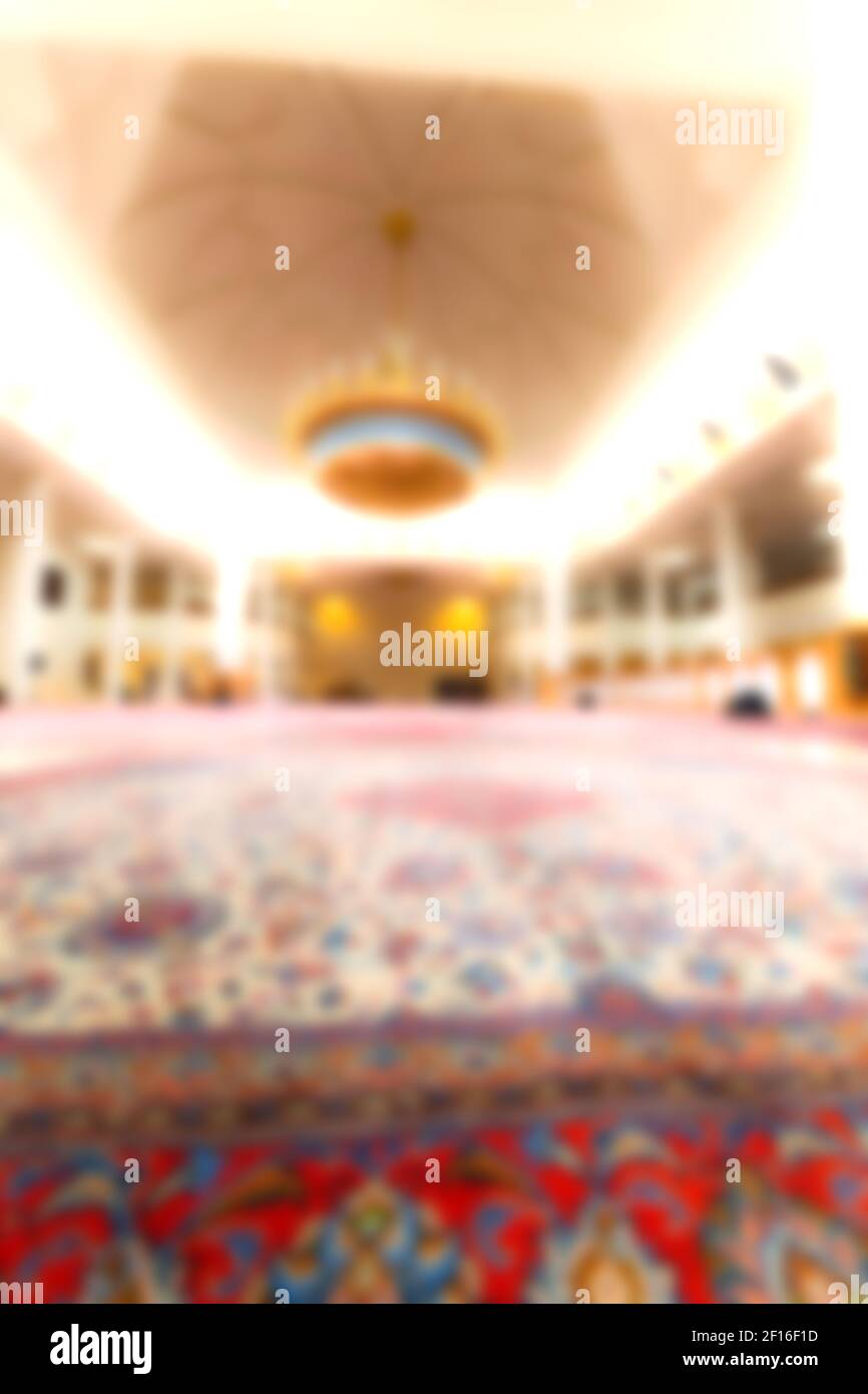 In iran inside the old antique mosque Stock Photo - Alamy