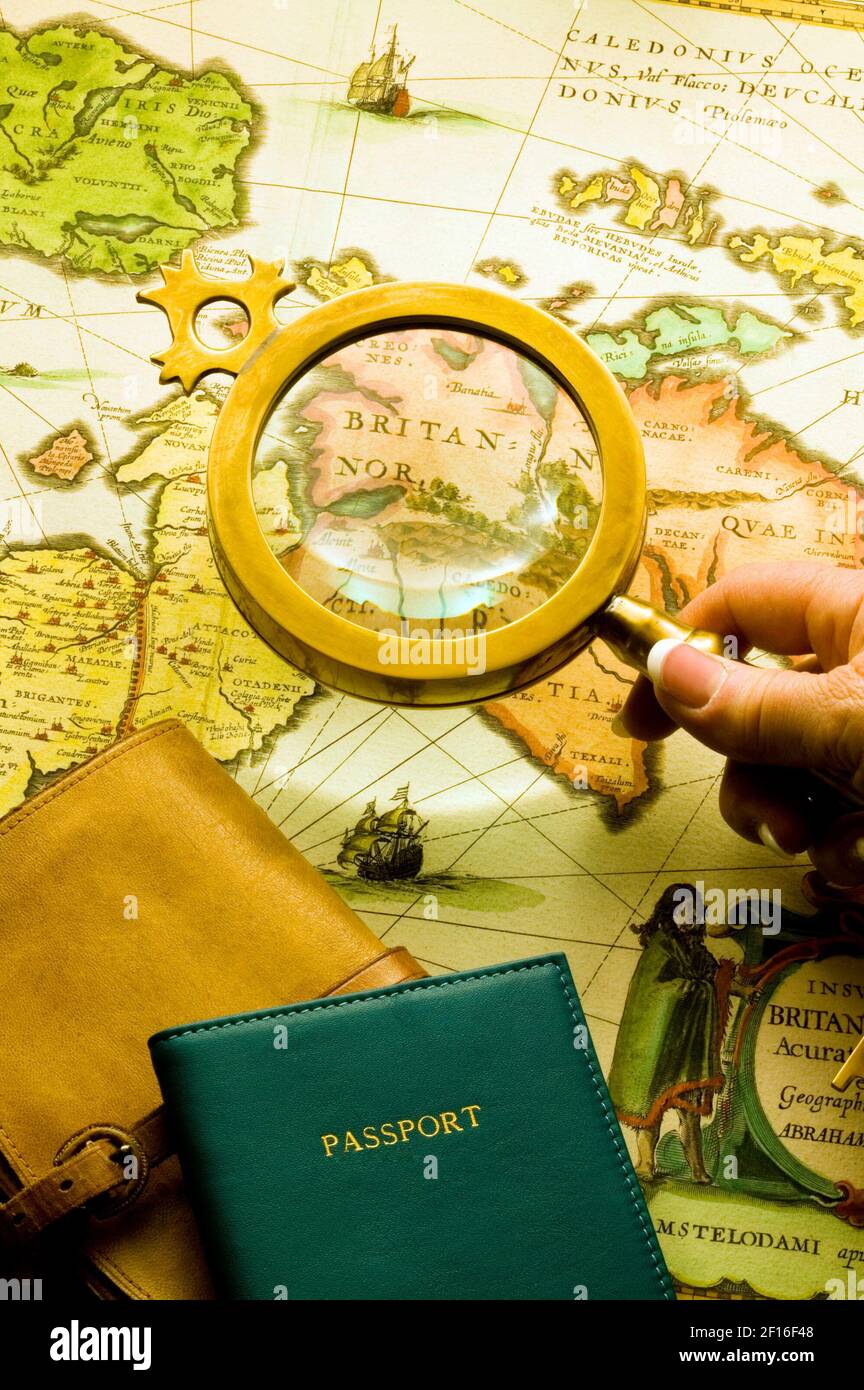 Old maps create charming decor in your home. (Photo by John Mutrux ...