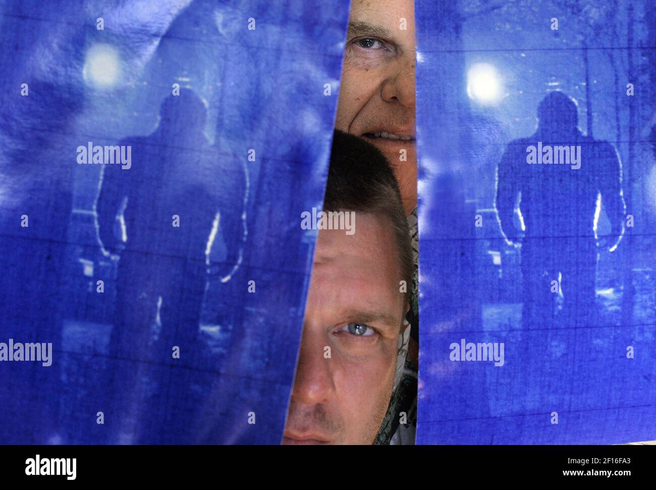 Bigfoot Field Researchers Organization director Matt Moneymaker, bottom ...