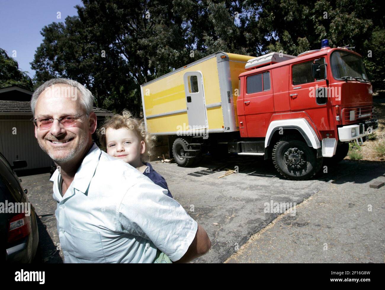 Scott Petry and his daughter Mattea are seen with the family's ...