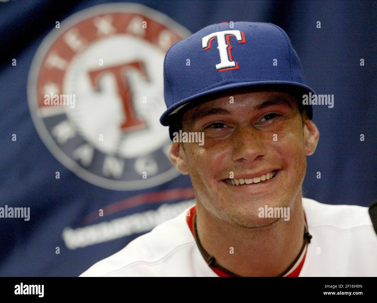 Texas Rangers first round draft pick Blake Beaven, of Irving High ...