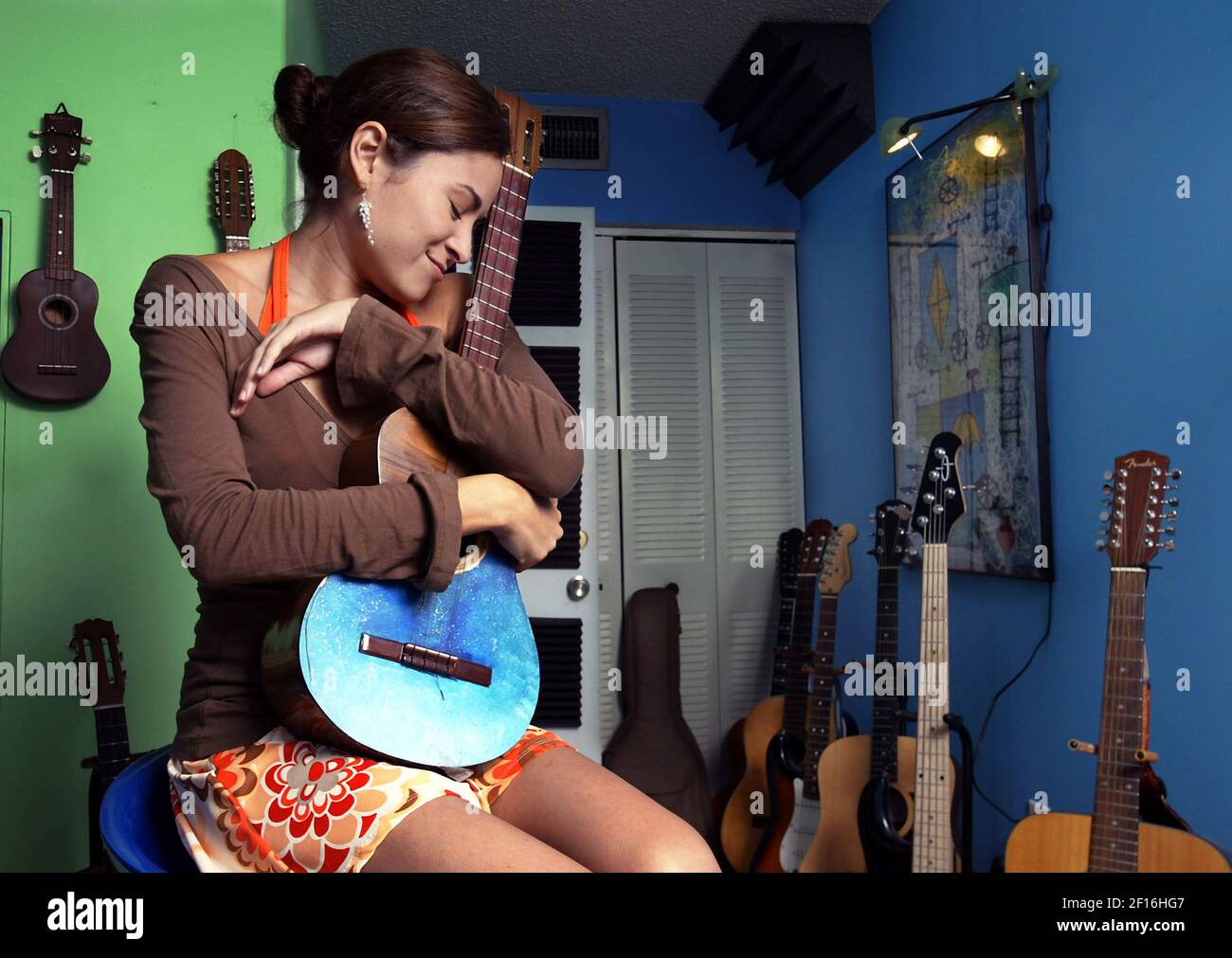 Singer Sacha Nairobi poses during a photo session at her apartment in ...