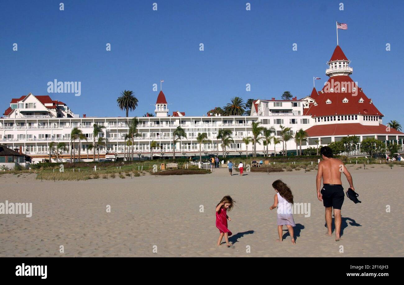 The Hotel del Coronado, built in 1888, is a Victorian masterpiece on ...
