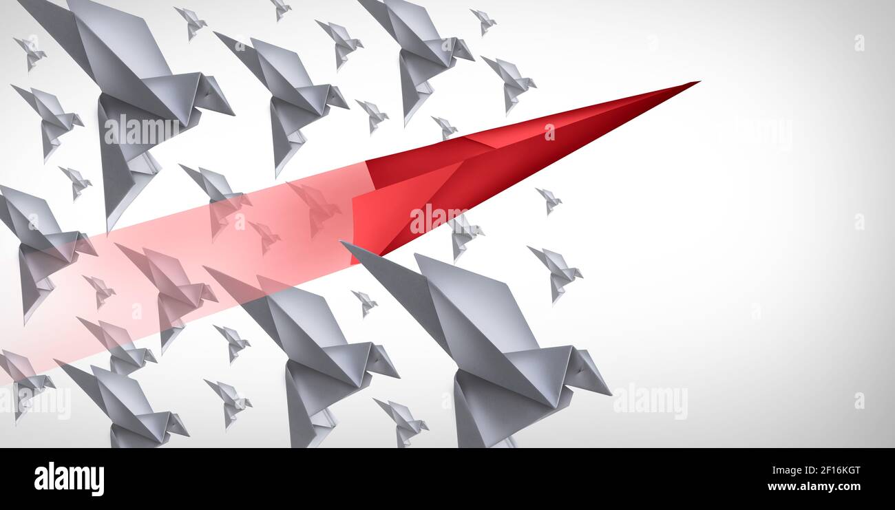 Disrupt and innovate game changer business change concept and ...