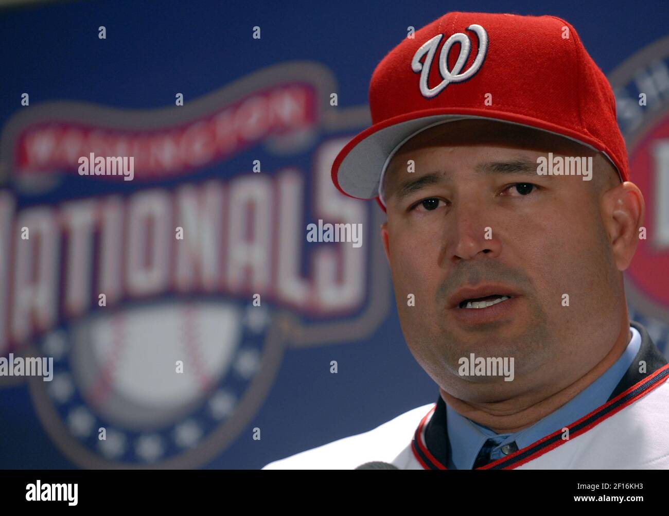 Manny Acta is announced as the new manager of the Washington Nationals ...