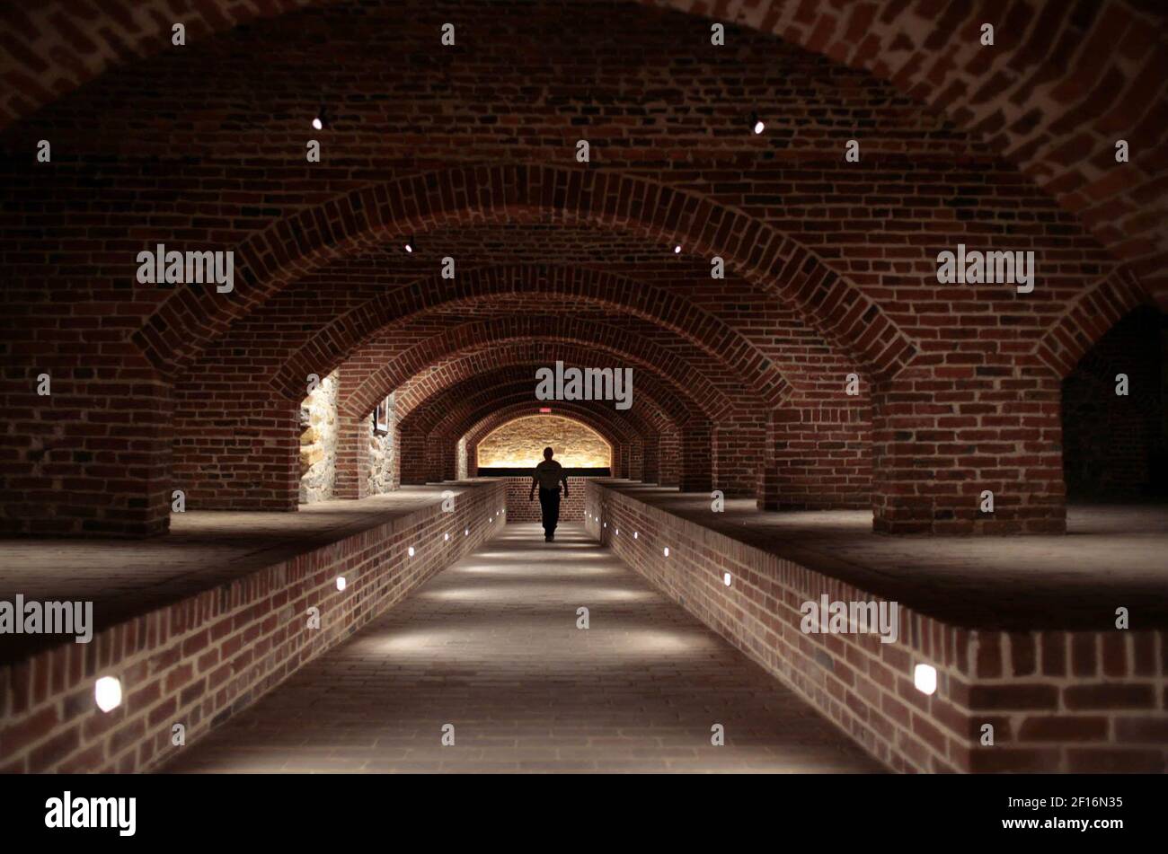 The "undercroft" area beneath the newly restored and renovated ...