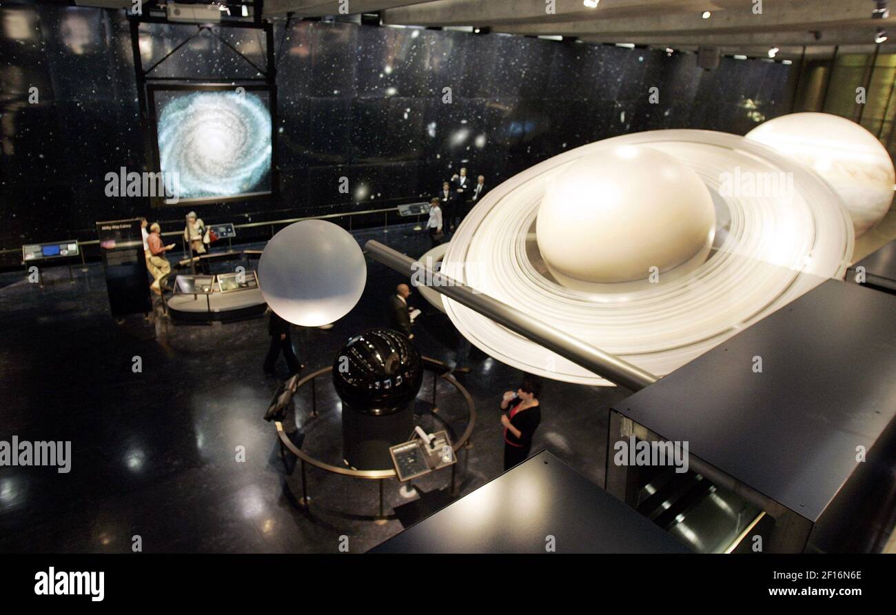 Giant scale models of the planets dominate the Gunther Depths of Space ...