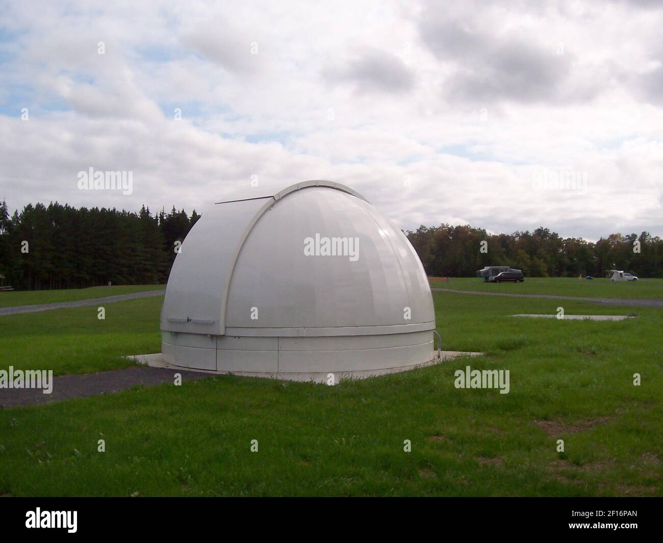 An astronomy dome is used to view the night sky at Cherry Springs State ...