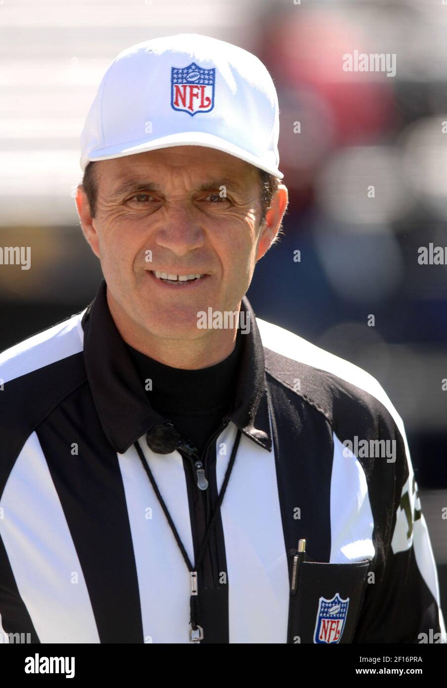 NFL referee Pete Morelli is shown before a game between the Baltimore ...