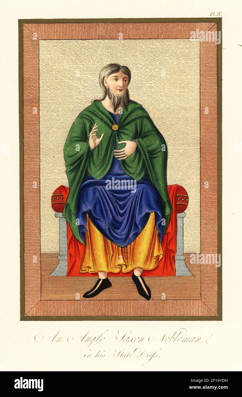 Anglo saxon dress hi-res stock photography and images - Alamy