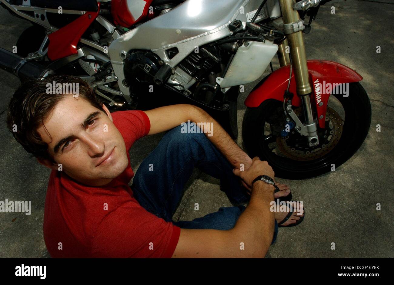 Kurt Davis poses in August 2006 in Port St. John, Florida, with the ...