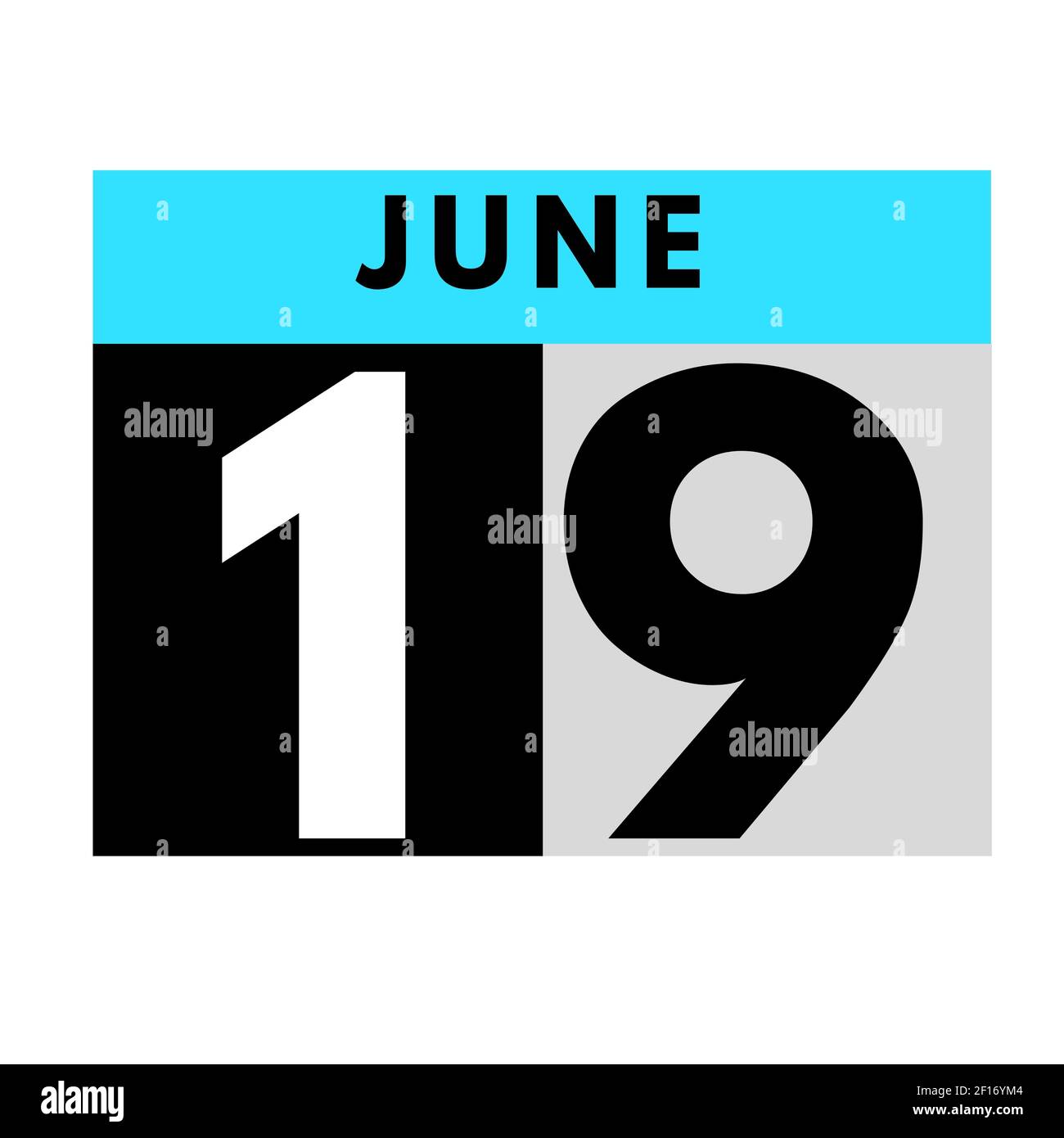 June 19 . flat daily calendar icon .date ,day, month .calendar for the ... June 19 . flat daily calendar icon .date ,day, month .calendar for the ...