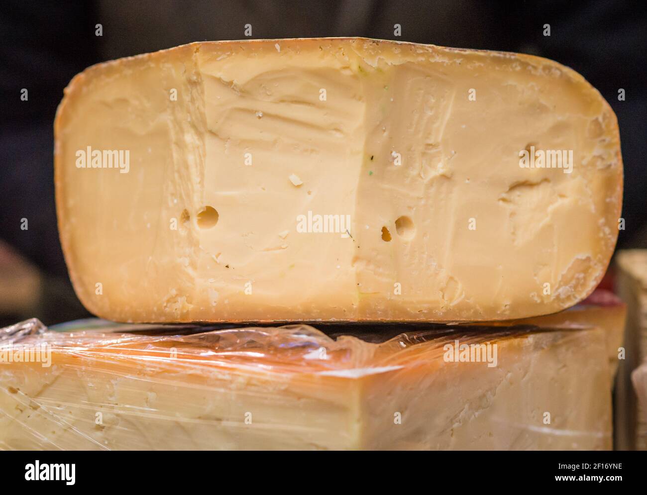 Hard cheese pieces hi-res stock photography and images - Alamy