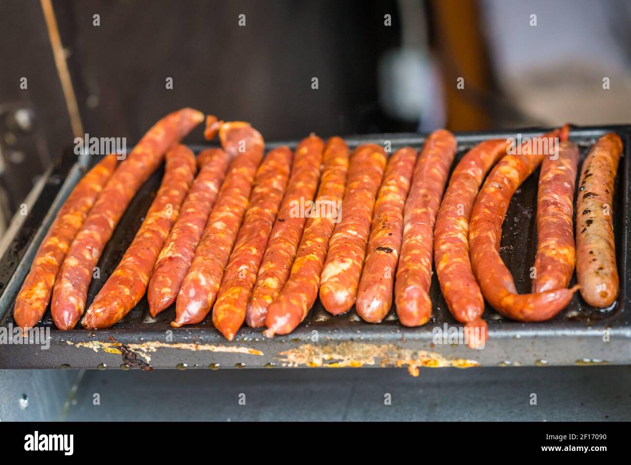 Spiral sausages plate hi-res stock photography and images - Alamy