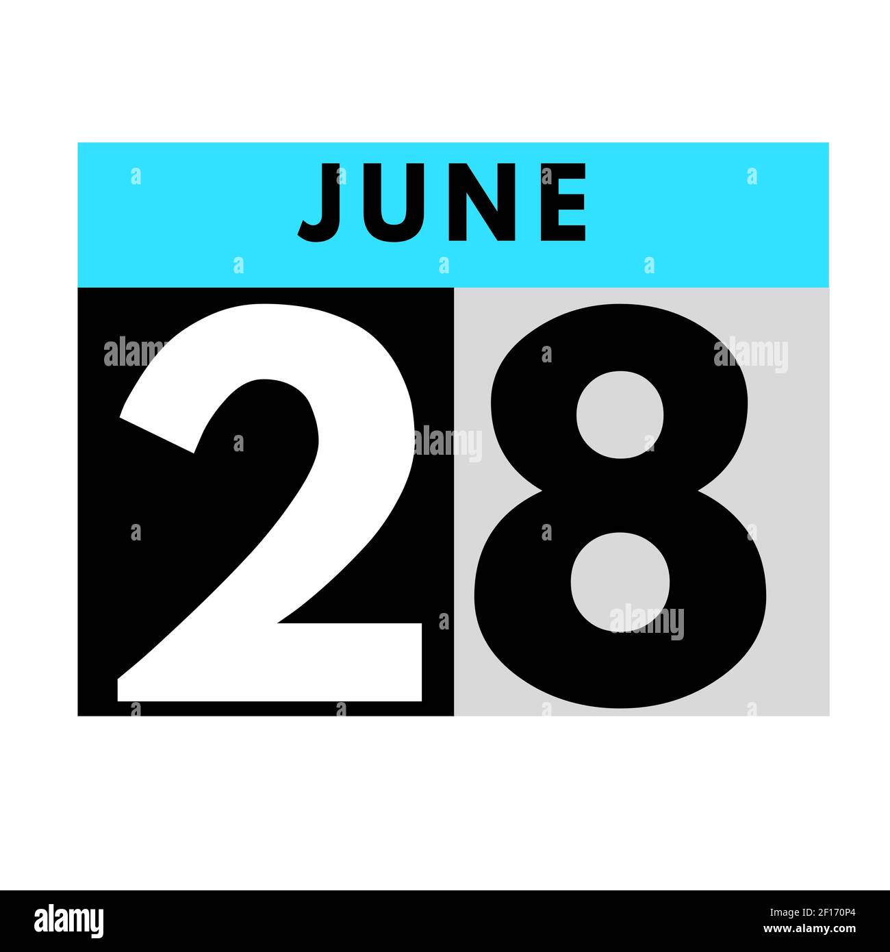 June 28 . flat daily calendar icon .date ,day, month .calendar for the ... June 28 . flat daily calendar icon .date ,day, month .calendar for the ...