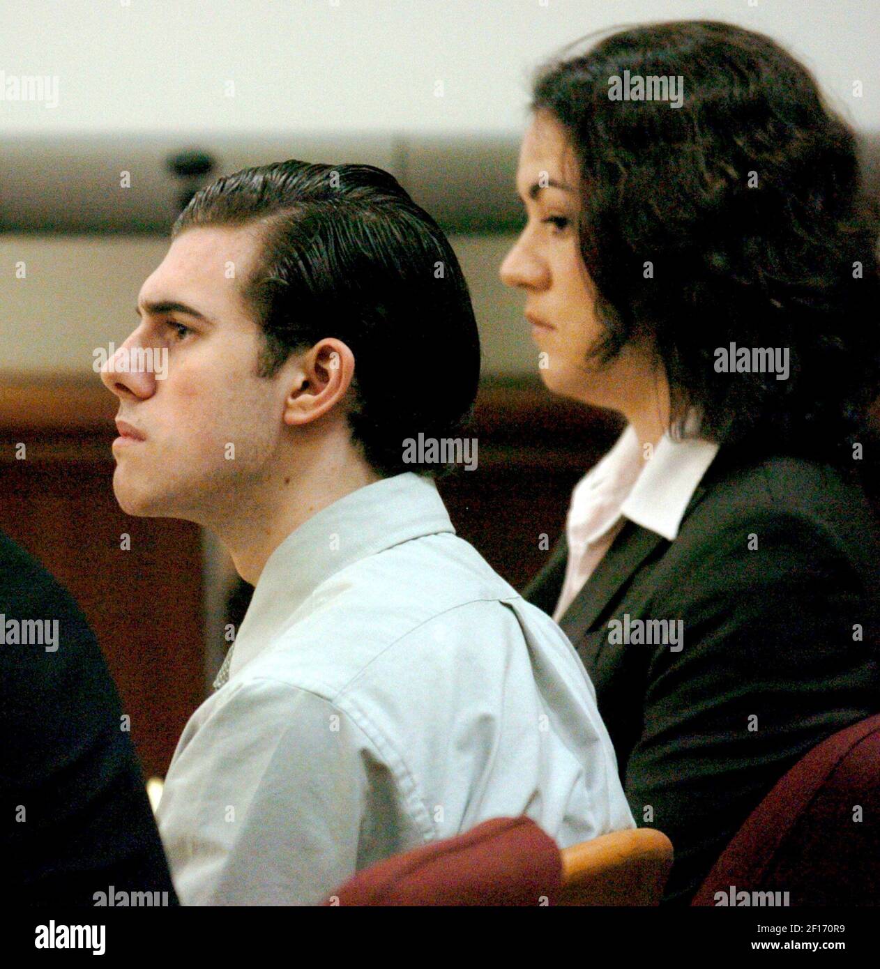 Defendant Scott Dyleski sits Tuesday, August 22, 2006, during closing ...
