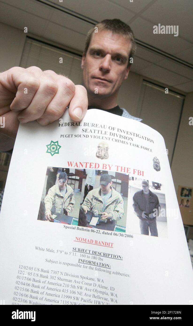 Seattle-based FBI Special Agent Larry Carr comes up with names for bank ...