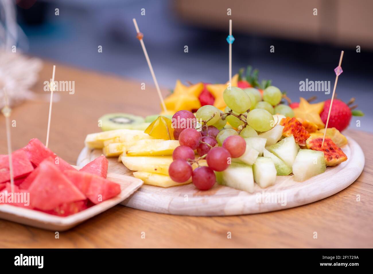 Fruit platter with watermelon hi-res stock photography and images - Alamy