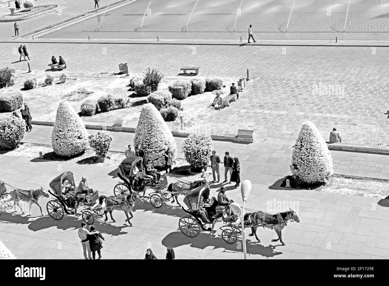 In iran the old square Stock Photo - Alamy