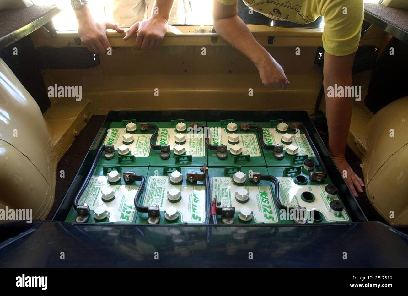 Dean and Anna Cornell take a look under the hood of Anna's 1979 ...