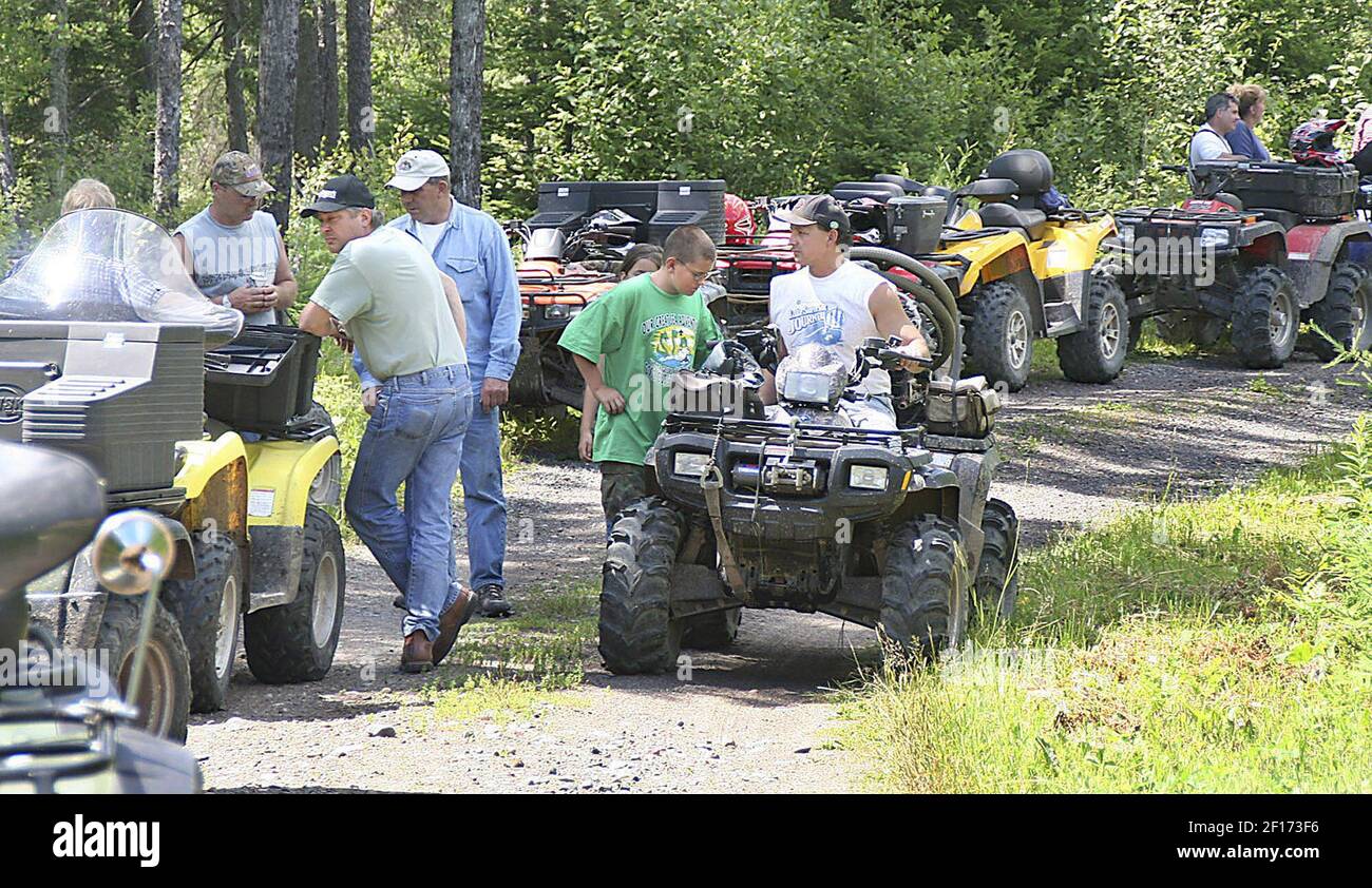 Members of the North Shore ATV Club or the Arrowhead ATV Club take a ...