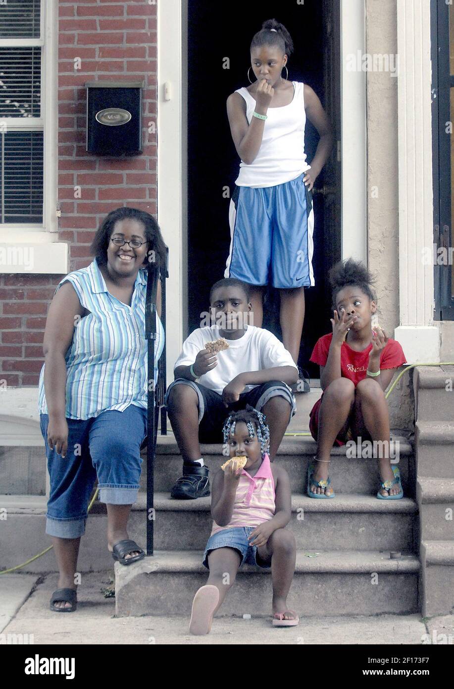 The Britten family of Norristown, Pennsylvania,--mother Gloria, son ...