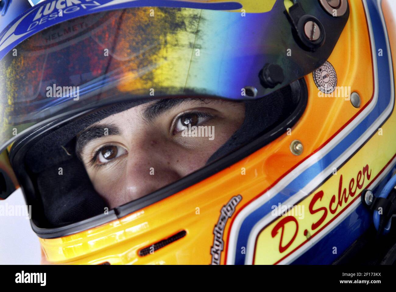 Dominic Scheer, 16, is an aspiring Formula One driver. (Photo by ...