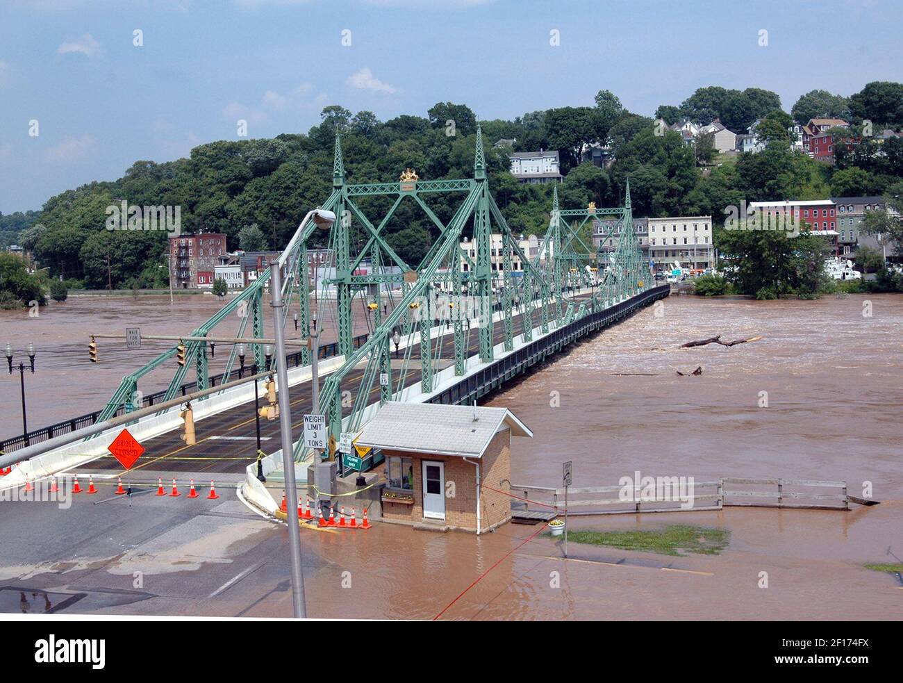 A view of the free bridge, from the corner of Northampton Street and ...