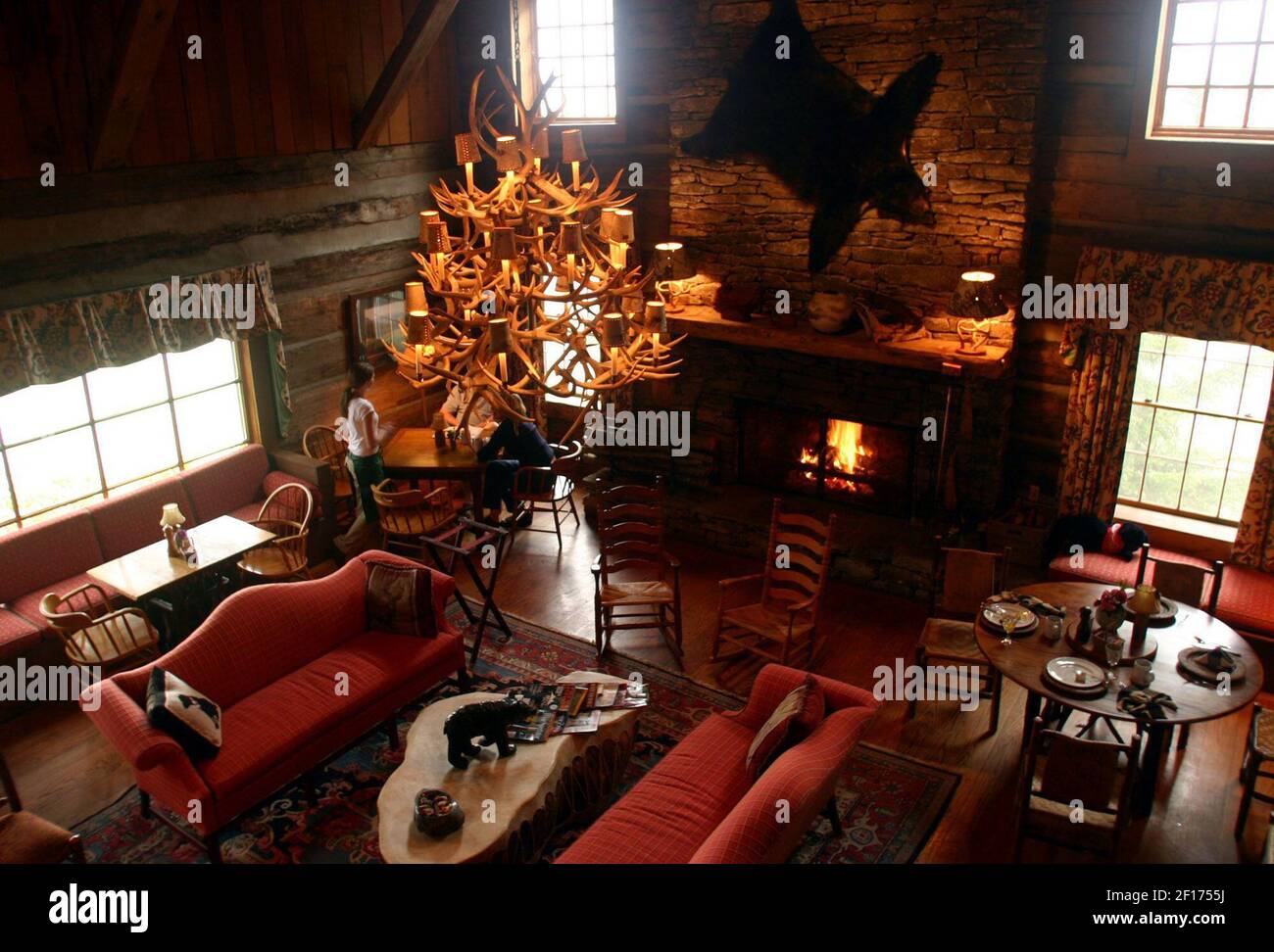 The main lodge at The Swag Country Inn, at Great Smoky Mountains ...