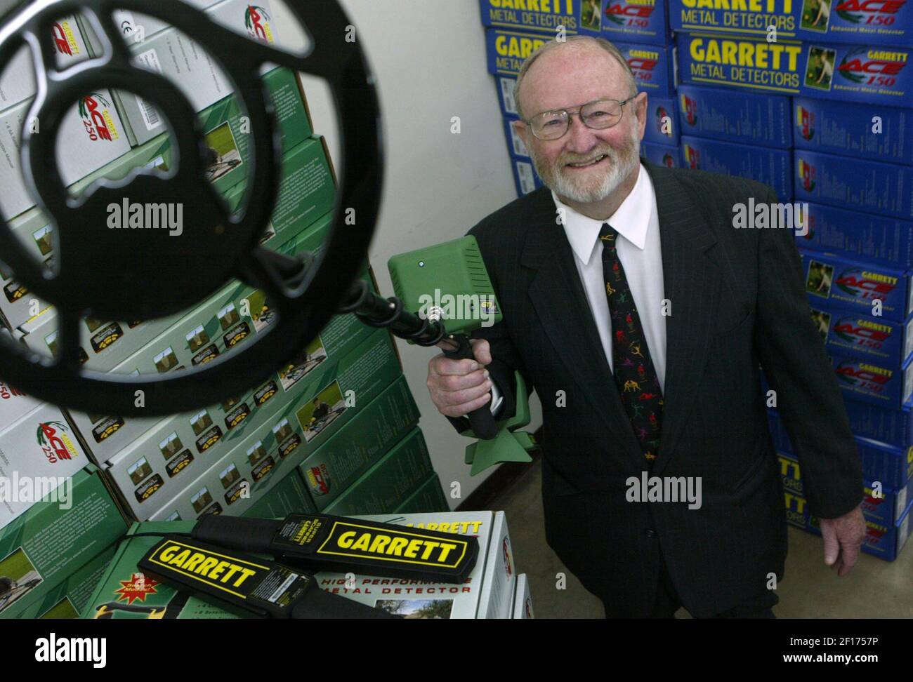 Charles Garrett began selling metal detectors to fellow hobbyists from the garage of his Garland ...