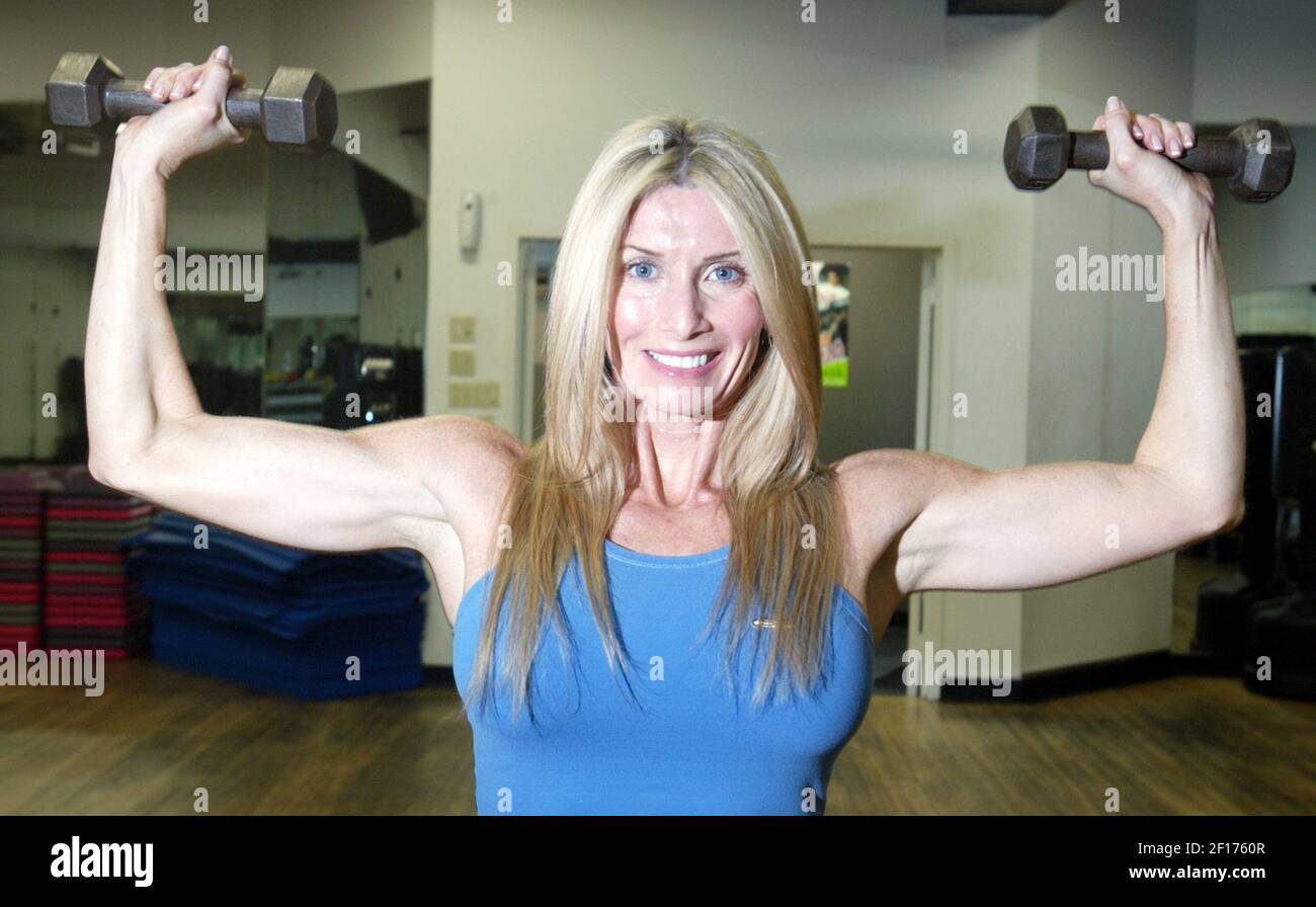 Nancy Cole demonstrates a shoulder-chest combination lift that fits ...