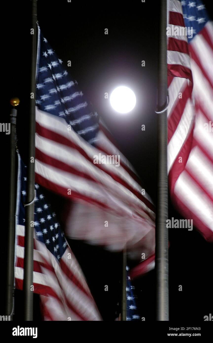 Flags fly in Philadelphia, Pennsylvania. Flag Day is June 14, 2006 ...