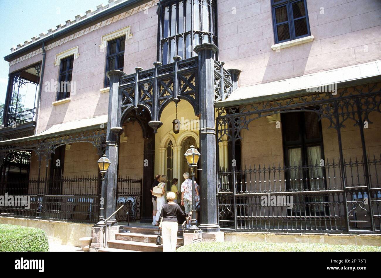 Visitors enter the Savannah mansion that was home to Charles Green and ...
