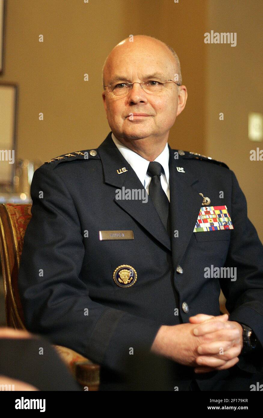 USAF Gen. Michael Hayden, director of the CIA nominee, meets on Capitol ...