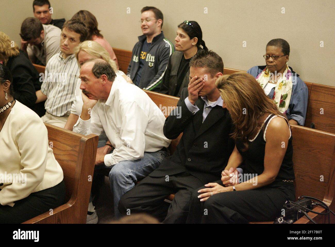 Family members of Daniel Masarik, Andrew Spengler, and John Bartlett ...