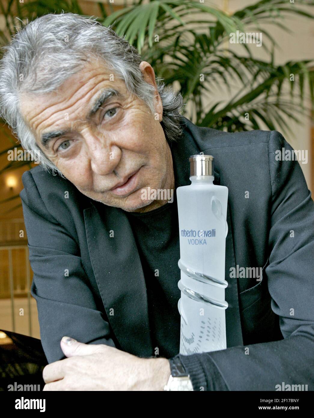 Roberto Cavalli, who designed the bottle for his high-priced vodka, is ...