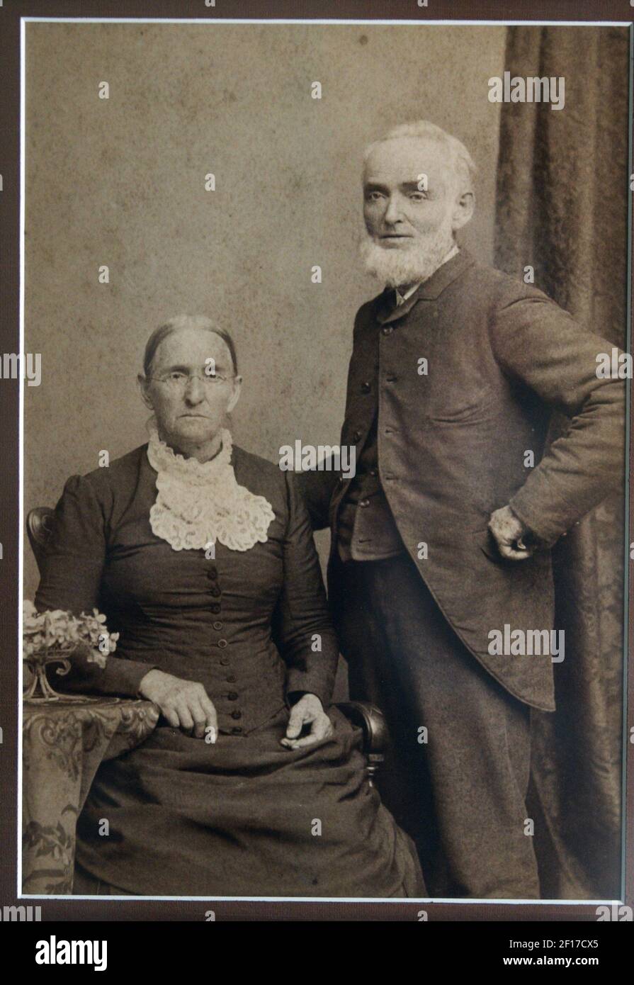 Isaac McCormick and his wife Elizabeth, shown in this historic ...