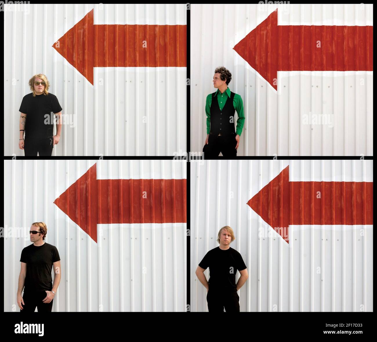 Members of Black Tie Dynasty are: (clockwise from top left) bassist ...