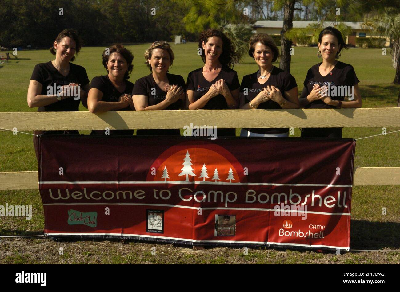 The Miami Bombshells - Sara Rosenberg (from left), Tammi Leader Fuller ...