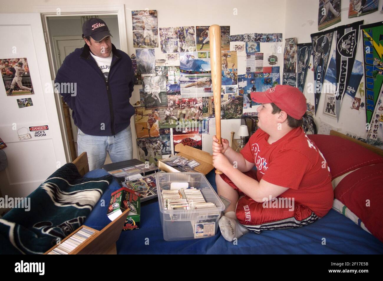 When Jack was an infant his dad, Kevin Mehan, standing, brought him a ...