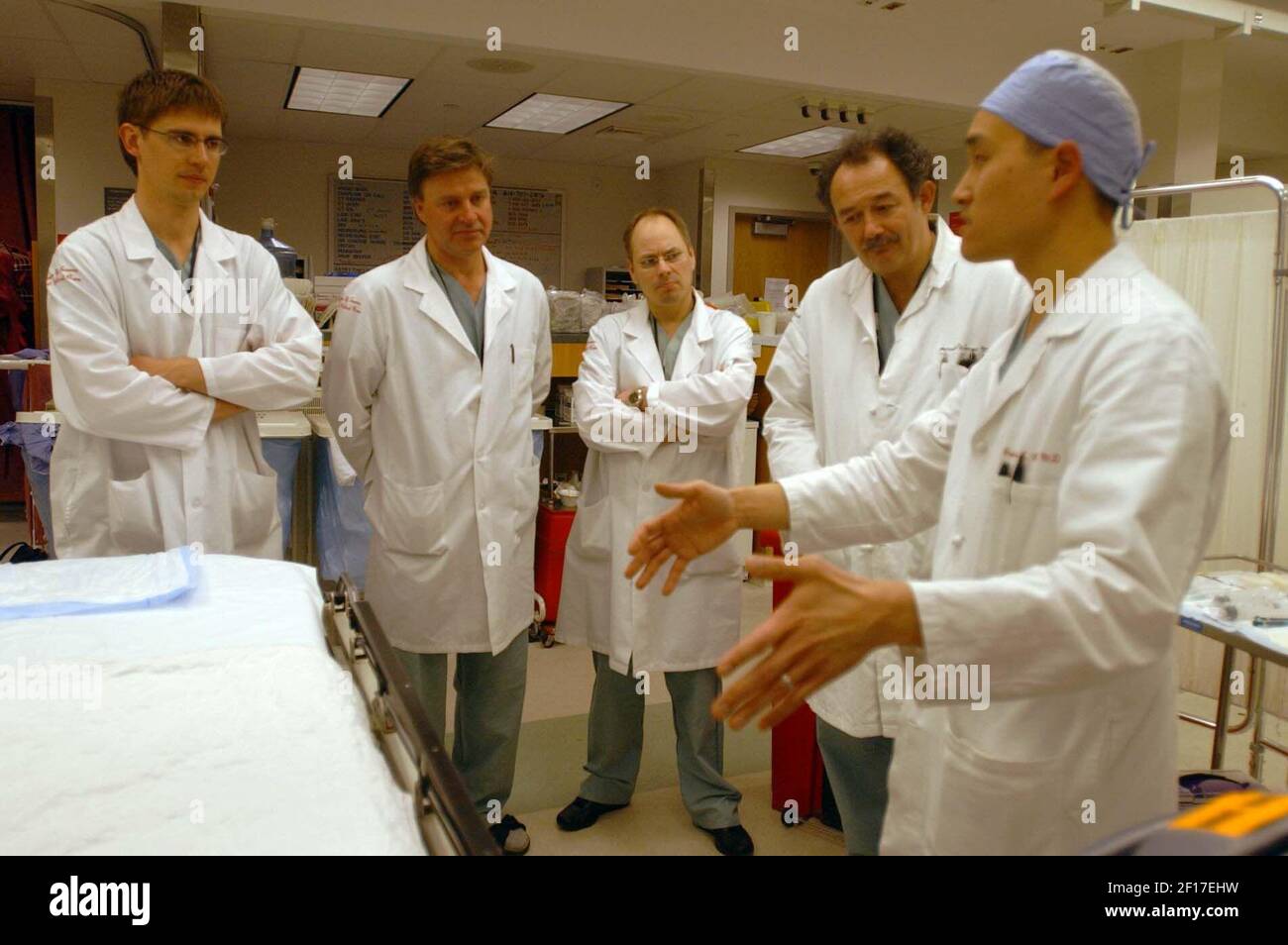 Swedish surgeons, from left, Magnus Rydh, Peter Andersson, Patrick ...