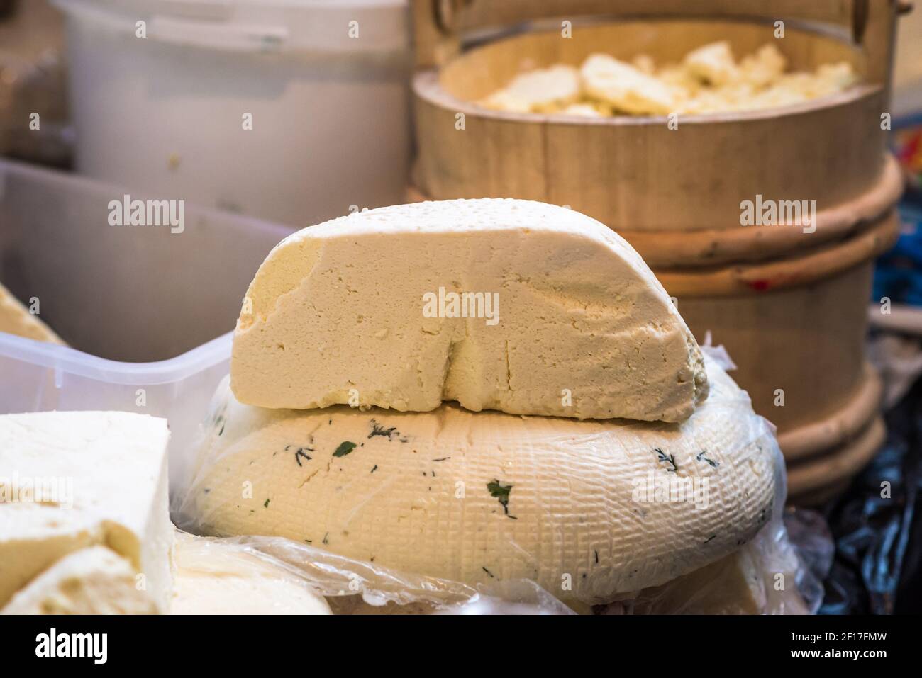 Food piece cottage cheese hi-res stock photography and images - Alamy