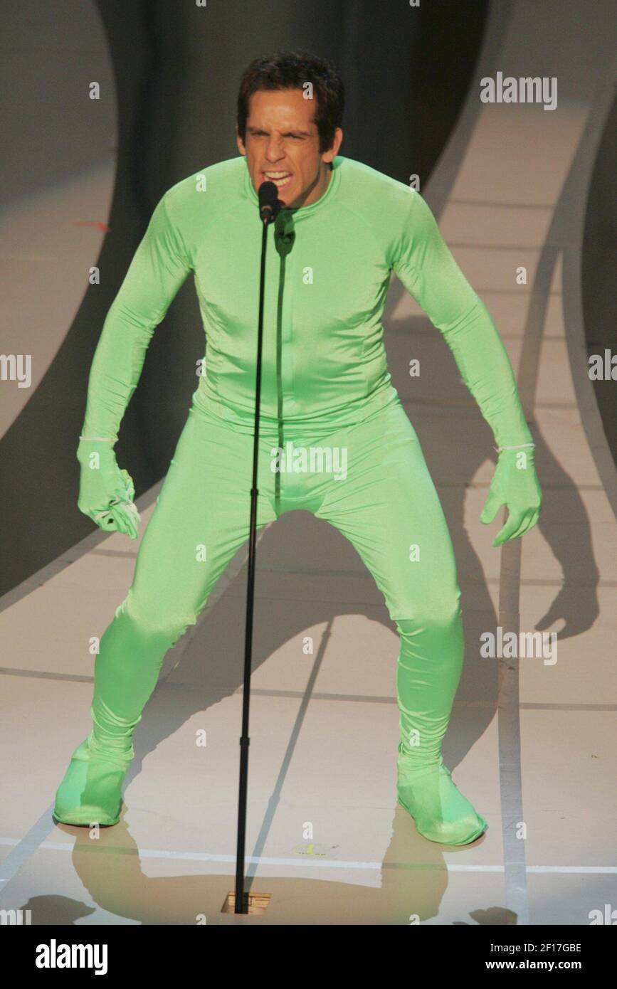 Ben Stiller does a comedy routine as he presents nominees for the ...